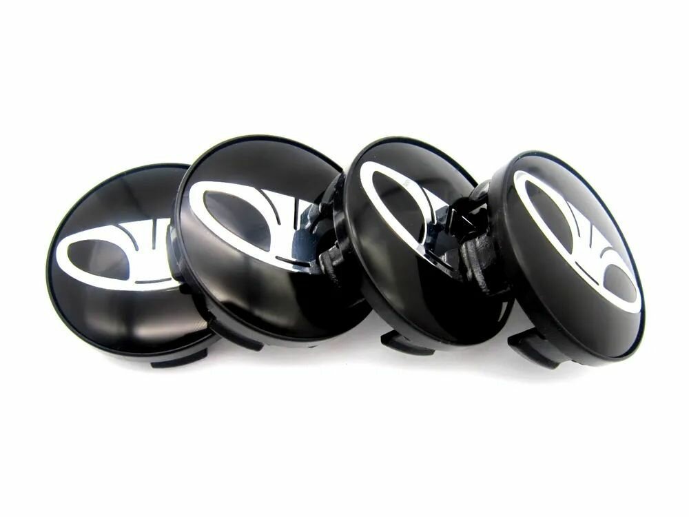 Колпачки заглушки на литые диски СКАД Деу 56/51/12 мм, 4 шт.