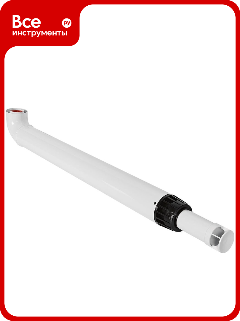 Комплект дымохода ROMMER антилед 60/100 - 1220мм хомут в комплекте RCA-6010-211220 RG0091CSP6FNI9, 1220мм