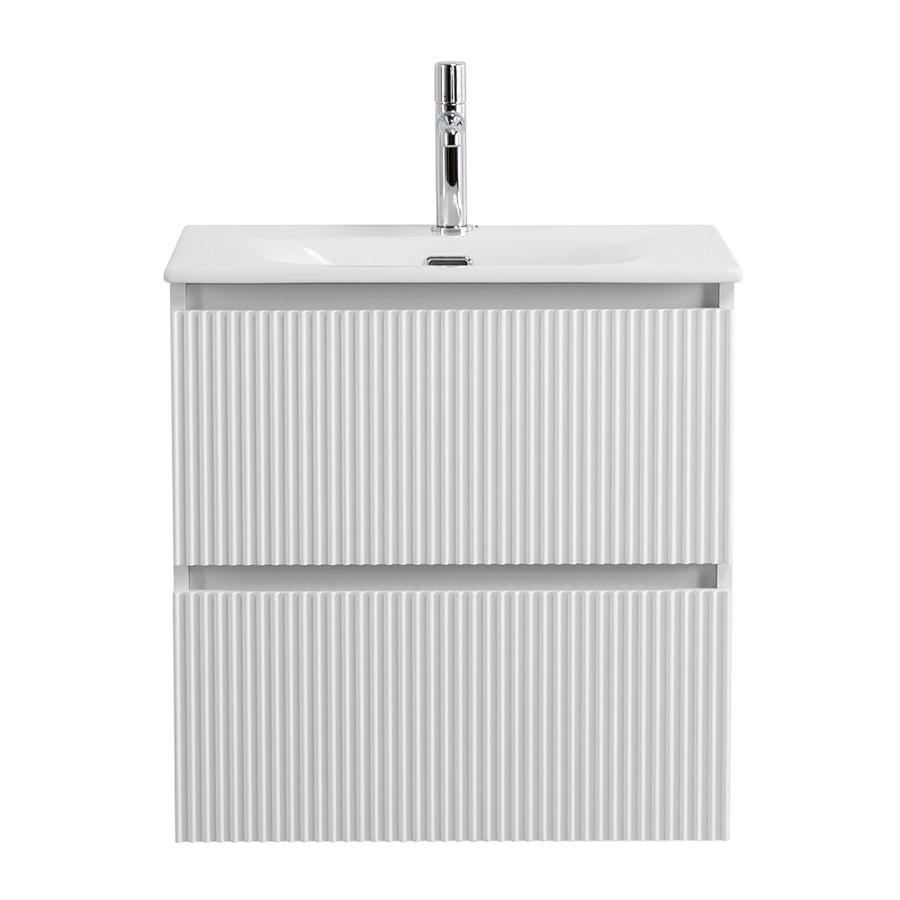 Тумба с раковиной BelBagno UNO 70 UNO-700-2C-SO-BO Bianco Opaco (Раковина для мебели BelBagno Uno 71 BB-8099-70)