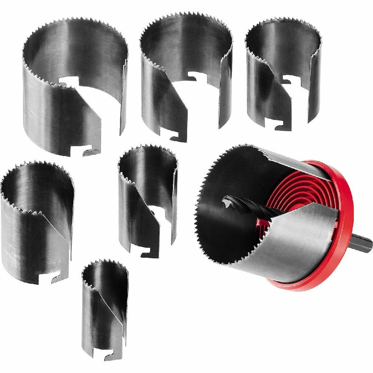 Пила наборная сегментная ЗУБР 7шт 26-63мм 42мм