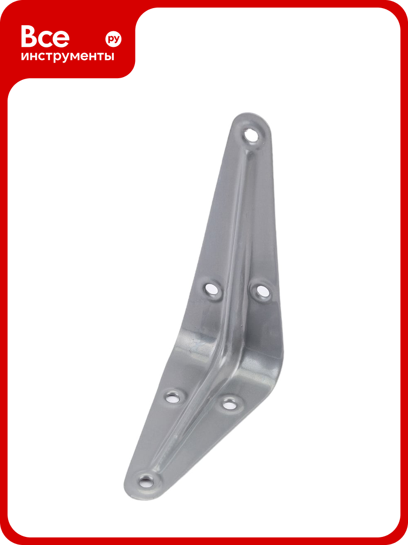 Уголок-кронштейн STAYER 100х75 мм, серый 37400-2