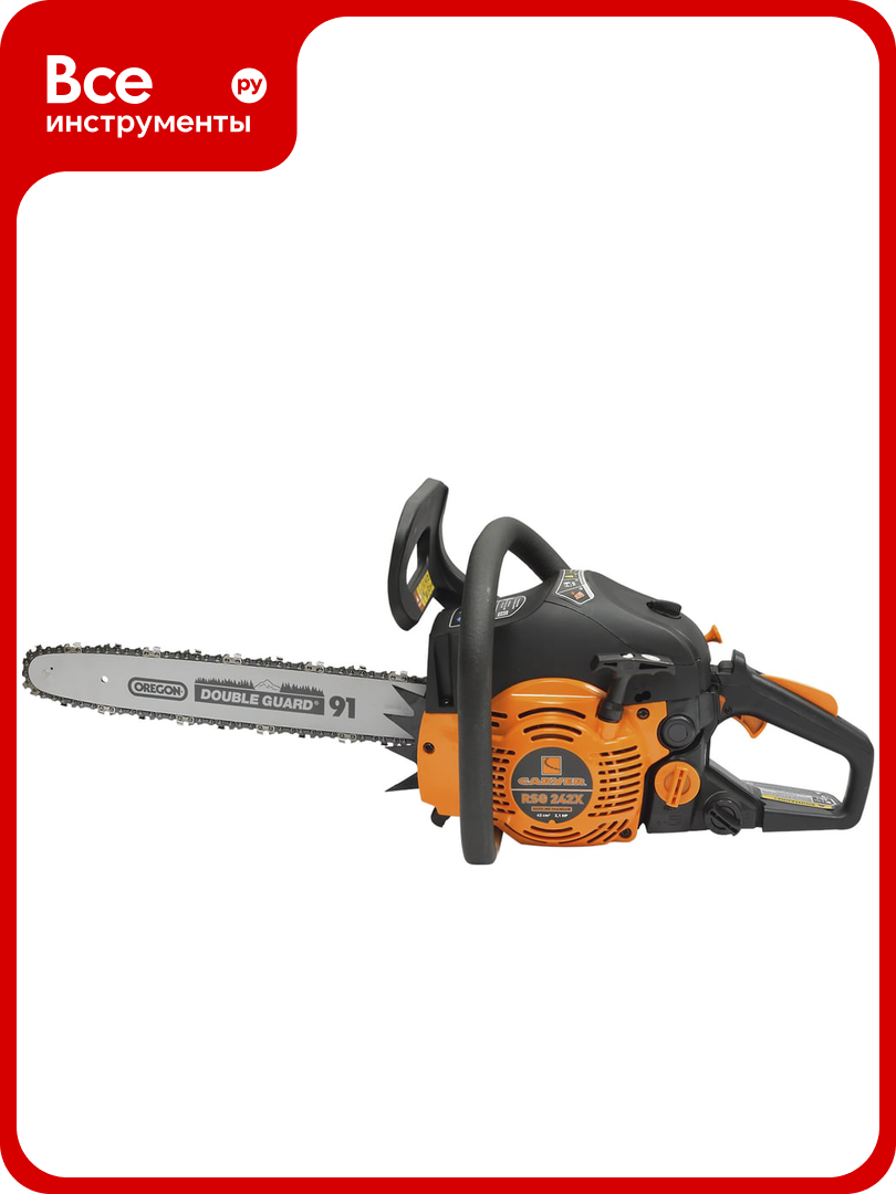 Бензиновая пила CARVER RSG 242Х 01.004.00053, личном хозяйстве, любых условиях