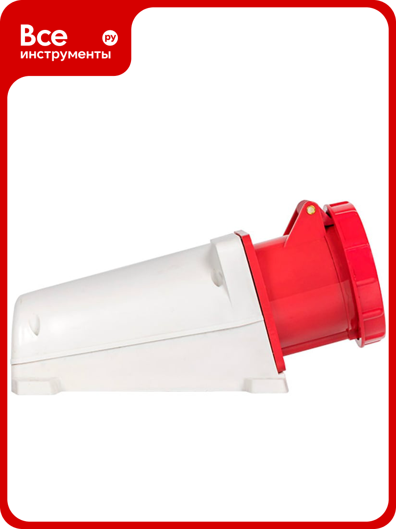 Установочные изделия ЕТР Шт. соед. 135 Розетка 3Р+РЕ+N 380В ip67 67411