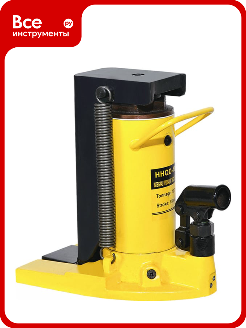Гидравлический домкрат TOR HHQD-20, грузоподъемность 20 тонн, высота подъема 160 мм, для бытовых задач