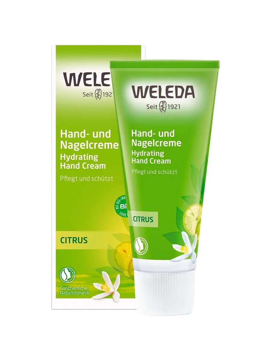 WELEDA Крем для рук и ногтей питательный Цитрусовый 50 мл