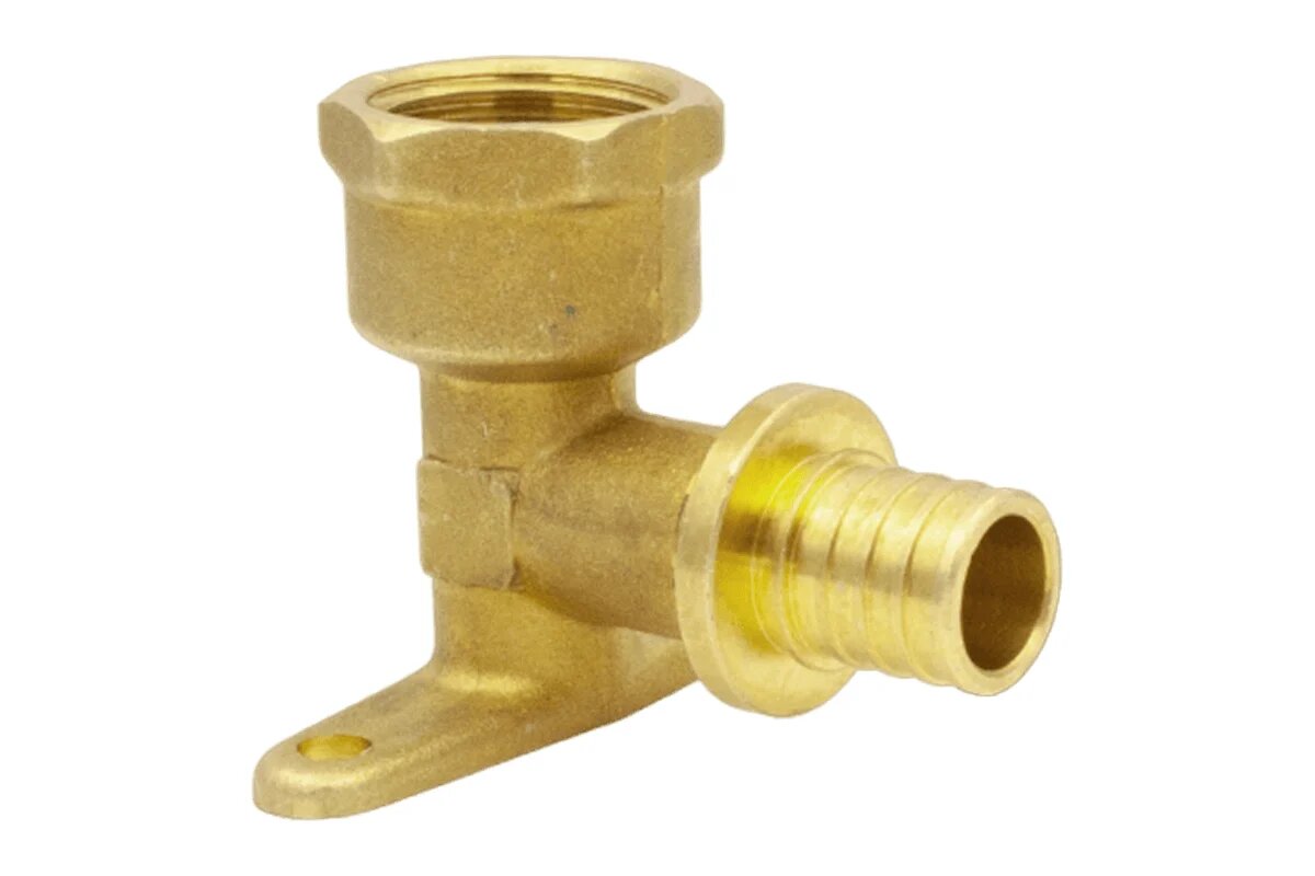 AQUALINK Уголок аксиальный с настенным креплением водорозетка 16 мм х 1/2 дюйма