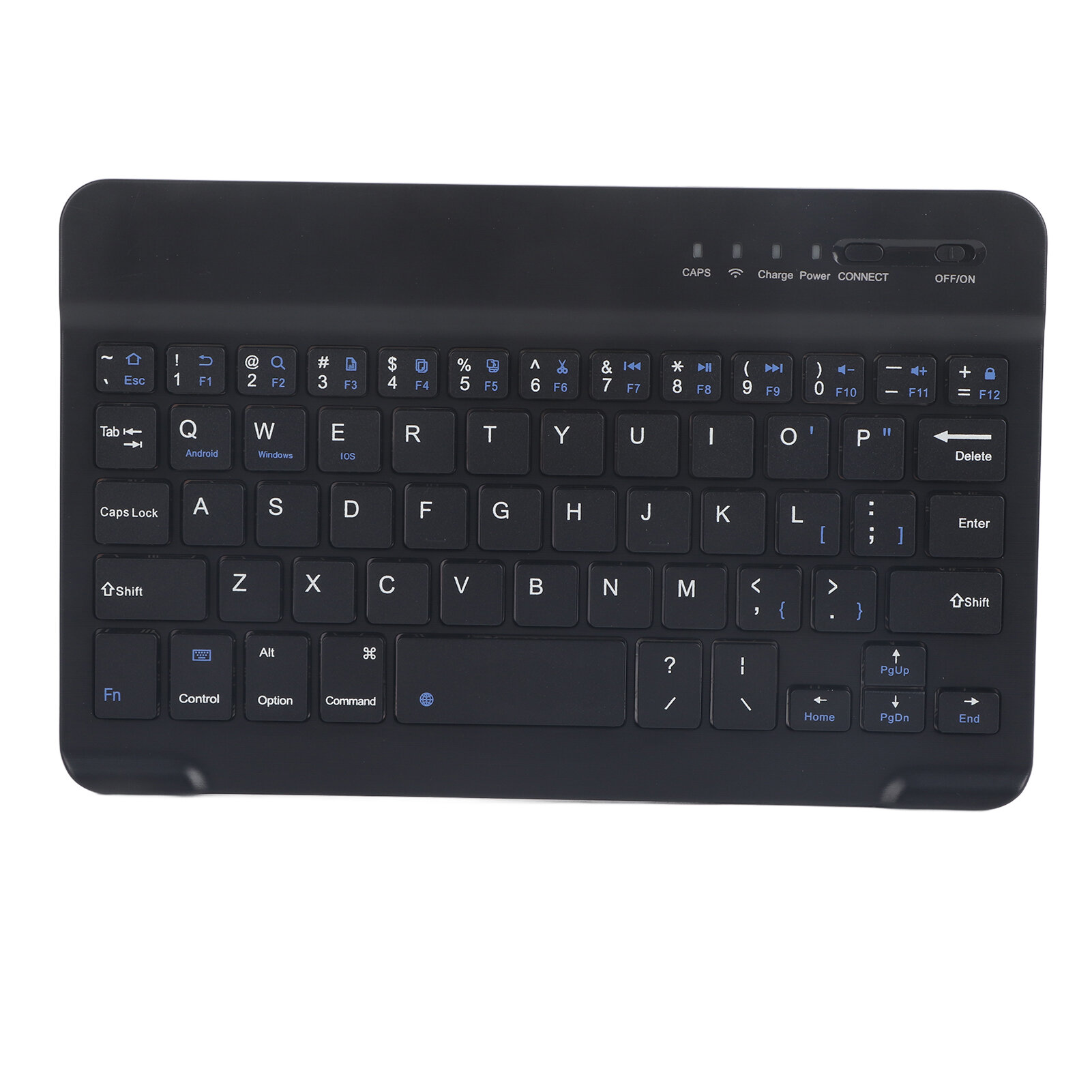 Bluetooth Keyboard, Scissor Aluminum Alloy Wireless Waterproof 7-8 inch Mute for Smart Phone Desktop Laptop