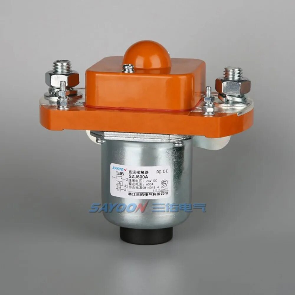 Контактор SAYOON SZJ600A 6V 12V 24V 36V 48V 60V 72V 600A 24V