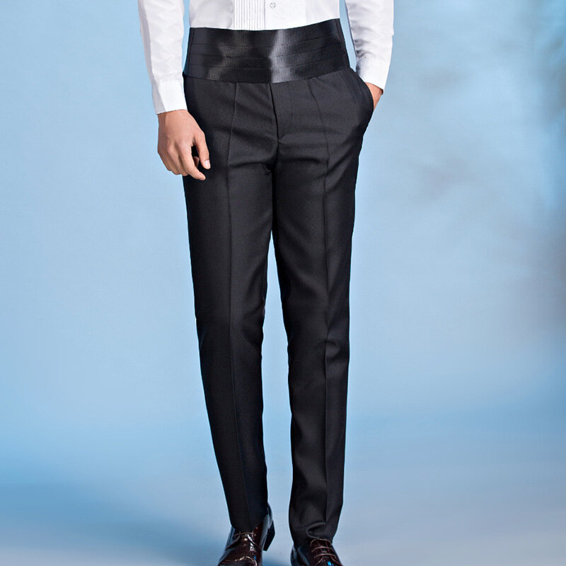 Костюм для хора "Красная песня", мужской, черный, XL