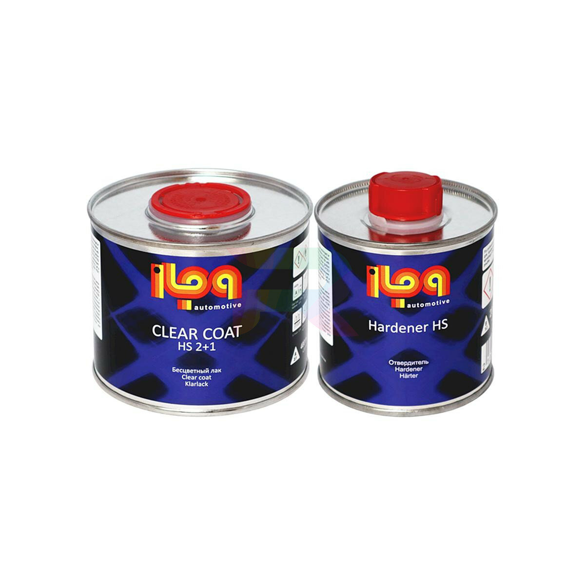 Лак акриловый прозрачный ILPA HS 2+1 Clear Coat 0,4 л. с отвердителем 0,2 л.