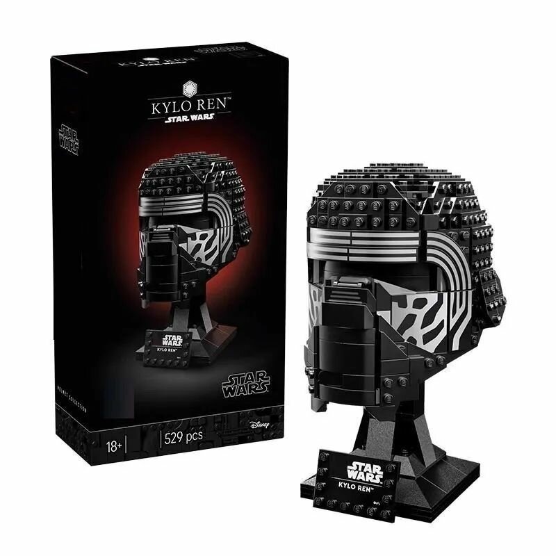 Конструктор Звездные войны Шлем Кайло Рена / Star Wars / 529 деталей