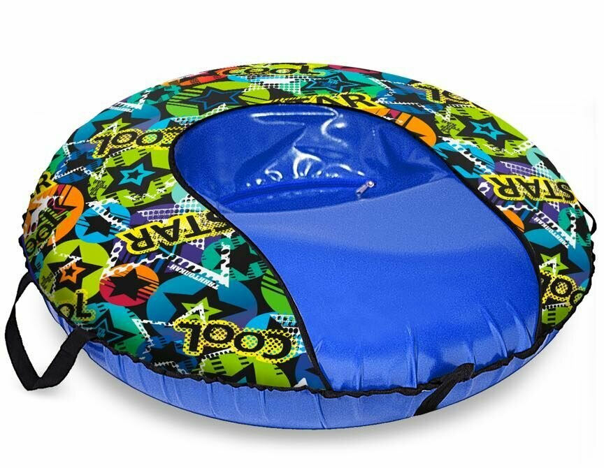 Тюбинг COMFORT оксфорд COOL 100см центр синий с автокамерой*