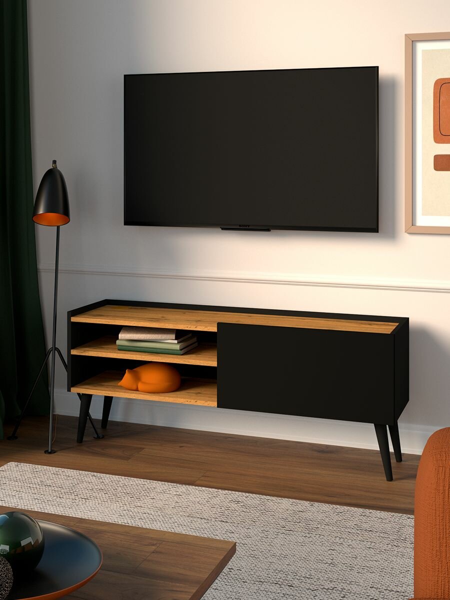 Тумба под телевизор напольная, тумба под тв "Лофт" 120 см