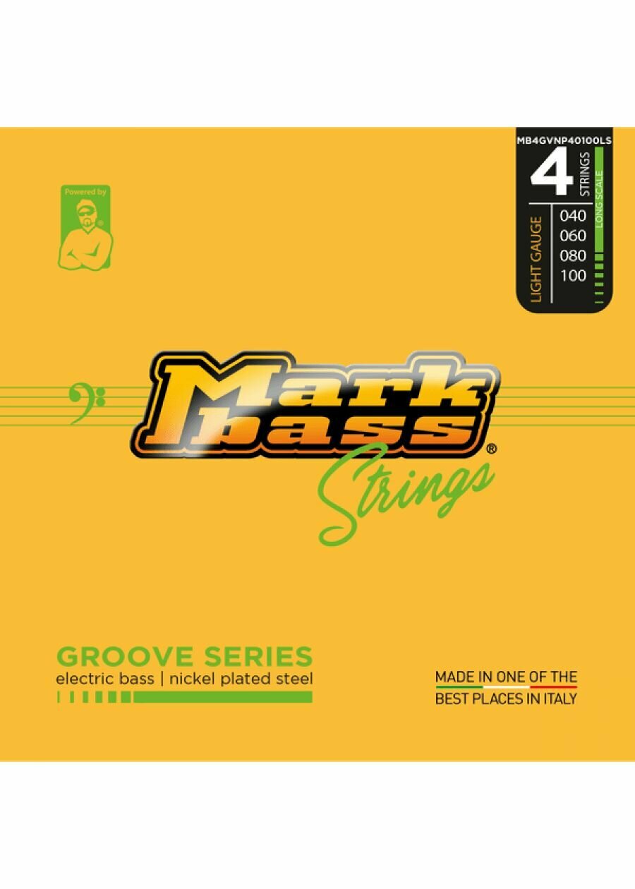 Струны для бас-гитары Markbass Groove Series MB4GVNP40100LS