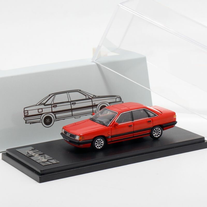 Миниатюрная модель автомобиля из литого металла Ауди 100 C3 RM модель автомобиля Игрушки 1:64 Audi 100 C3 RM