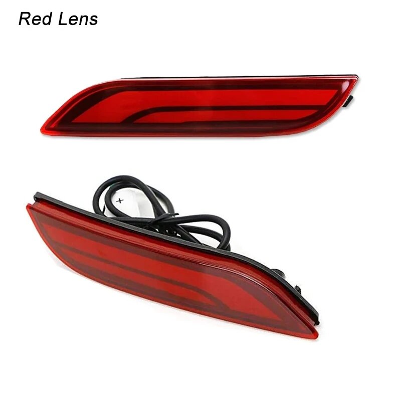 2 Шт. Светодиодные Отражатели Заднего Бампера Для Toyota Camry 2018-2024, Задние Тормозные Противотуманные Фары