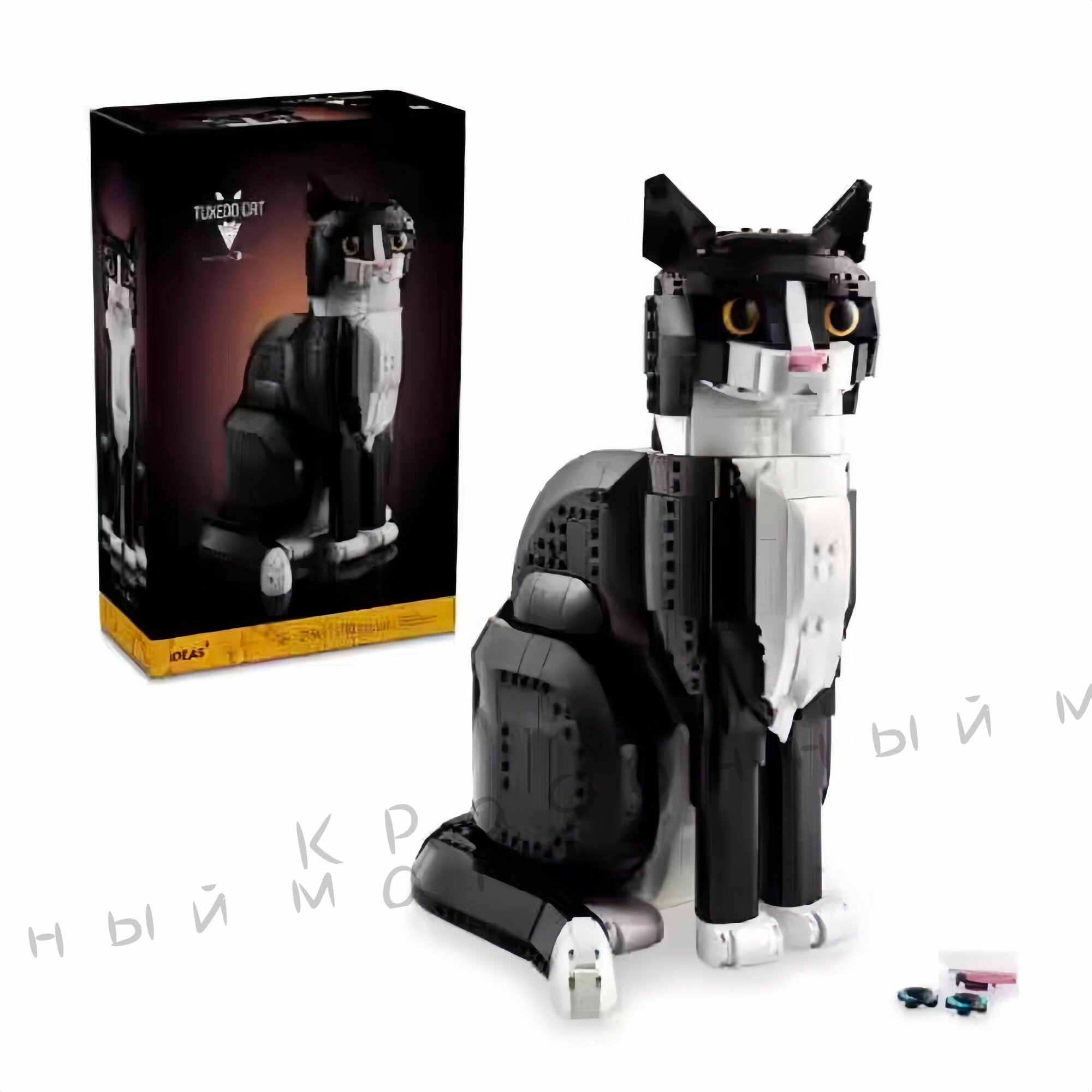 Конструктор LEGO Creative Series 21349 "Кот в смокинге", белый, блочный, от 5 лет