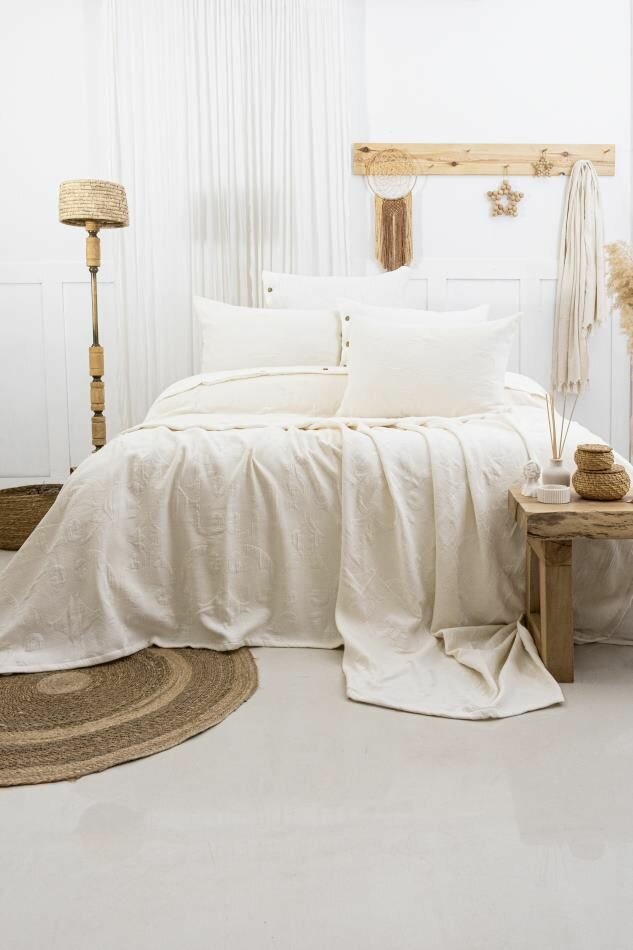 Saheser Покрывало на кровать с наволочками муслим