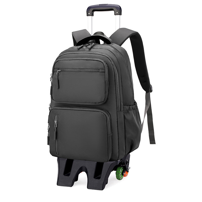 Новая школьная сумка на тележке от Natural Fish, рюкзак для ученика начальной школы 3-6 классов, рюкзак для старшеклассника