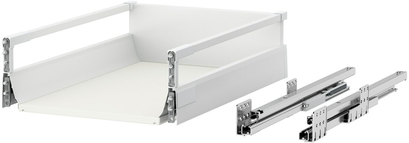 Ящик, средний, белый, 40x60 см IKEA MAXIMERA максимера