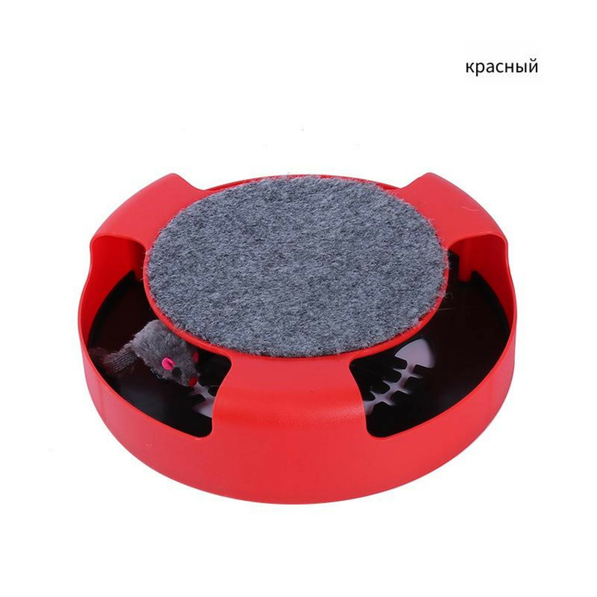 Лабиринт Fun Cat Rotating Disc "Умный Кот", пластик, для всех возрастов, красный
