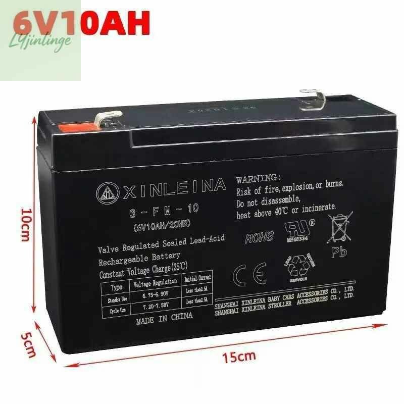 Аккумулятор XINLEINA 6V10Ah/20Hr - 3-FM-10 , GreenOne