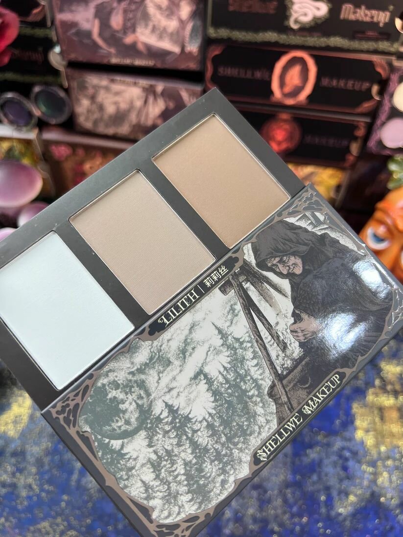 Shellwe Makeup Трехцветная Скульптор для лица ,13g - Lilith