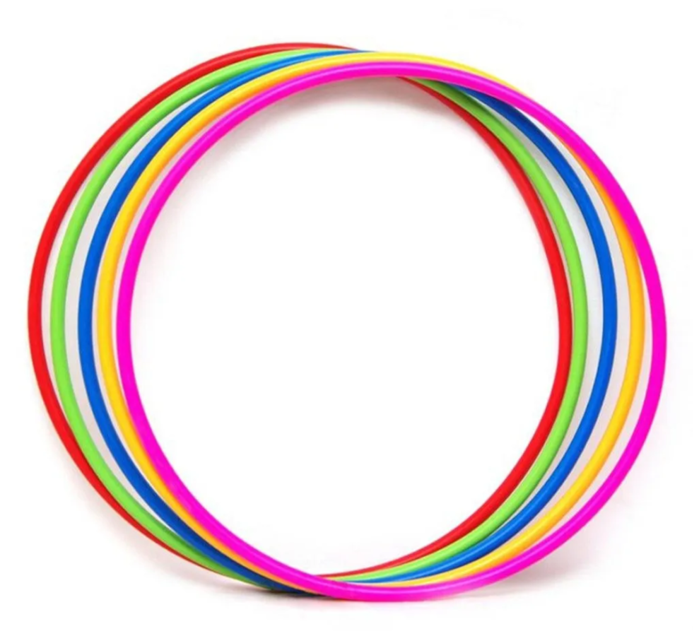 Обруч (d=80см, цвет в ассортименте) (пластик) 40-0017, (ООО "Каролина")