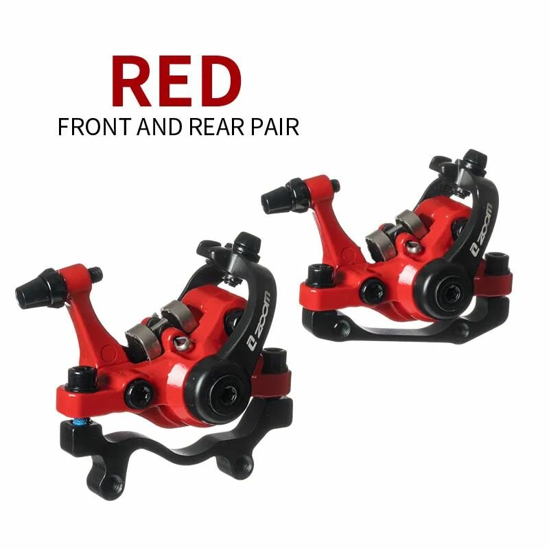 ZOOM Алюминиевый сплав MTB велосипедный дисковый тормоз IS/PM 160 мм горный велосипед механический суппорт