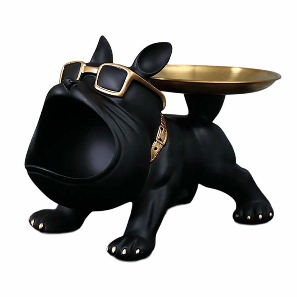 Творческая фигурка хранителя собачки для организации на столе и украшения дома