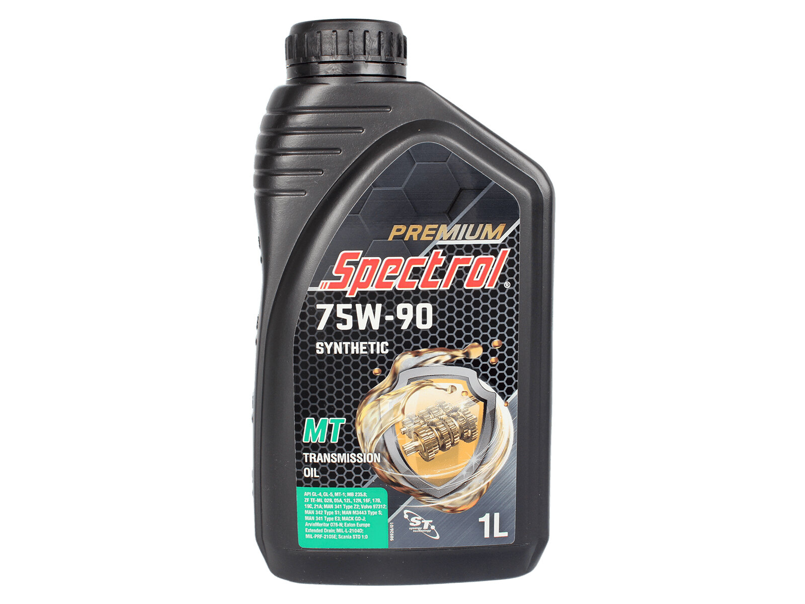 Масло трансмиссионное SPECTROL PREMIUM MT 75W90 GL4/5 1л