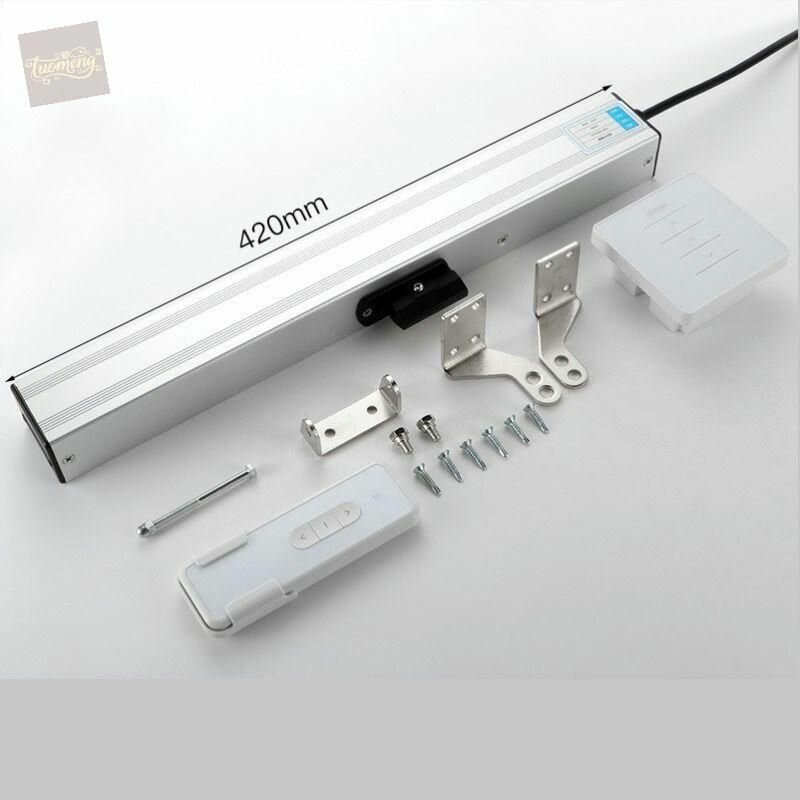 Электропривод оконный цепной, 24В, вынос - 300 мм+контроллер переключения+пульт дистанционного управления