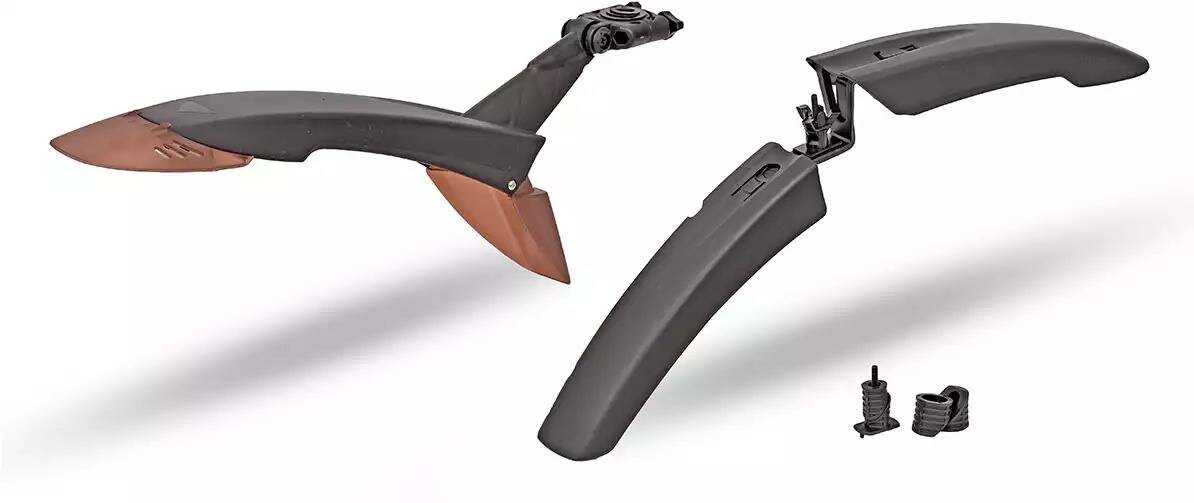 Комплект велосипедных крыльев RUSH HOUR диаметр колес 24-29", пластиковые