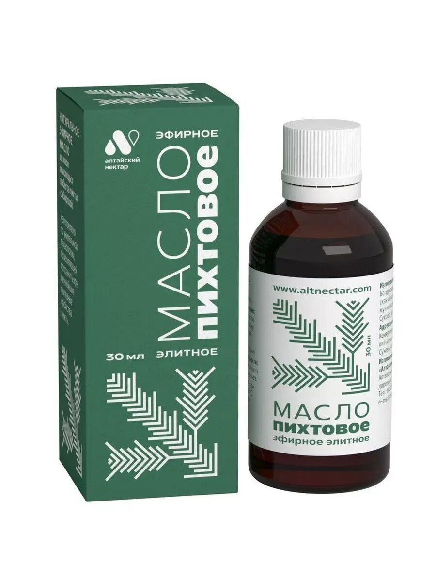 Масло пихтовое эфирное Алтайский нектар 30 мл-1шт.