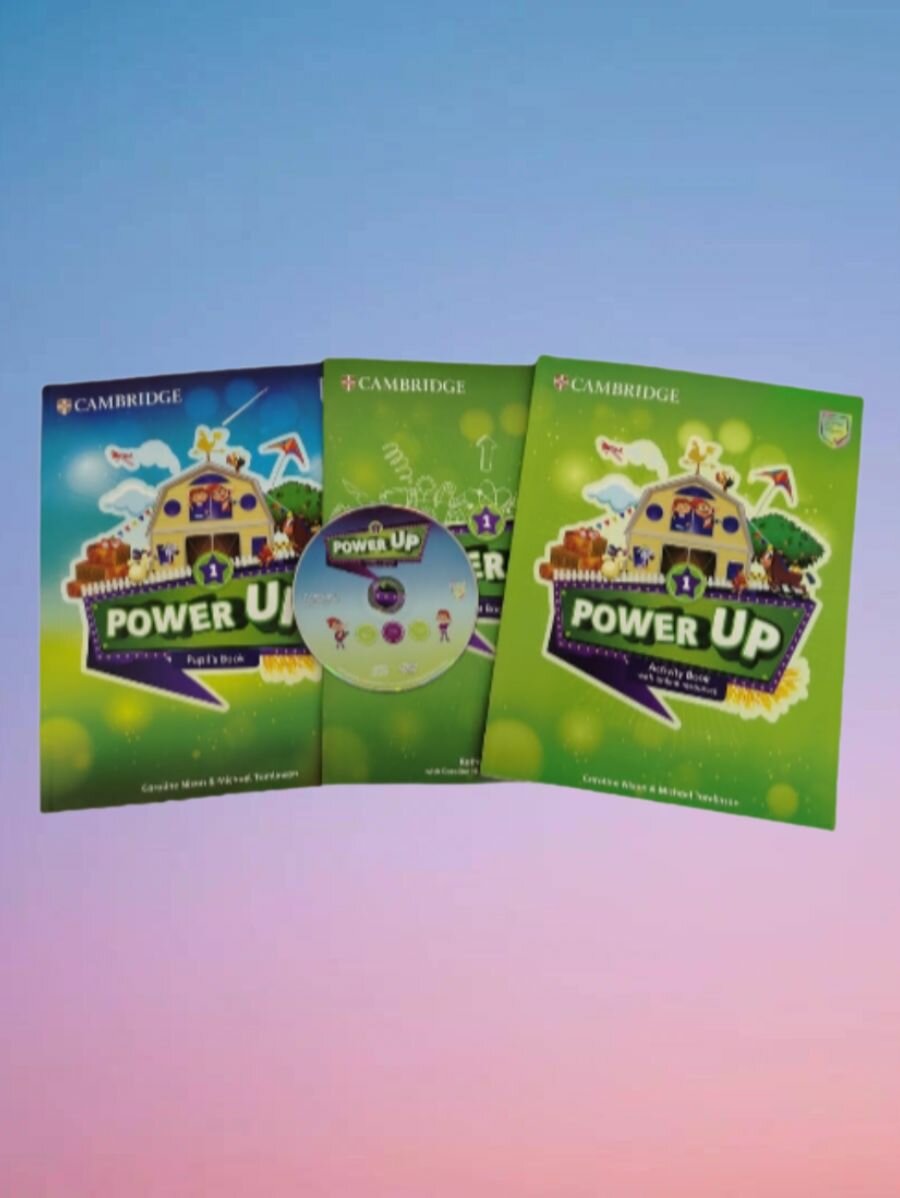 Power Up 1 (Полный комплект: Pupil's Book + Activity Book + буклет + диск)