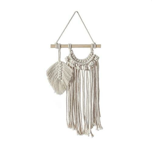 1 настенная вешалка Macrame ручное плетение бохмейского хлопчатобумажного шнура гобелен домашний декор богемное плетение гобелен настенная живопись макраме декоративный гобелен
