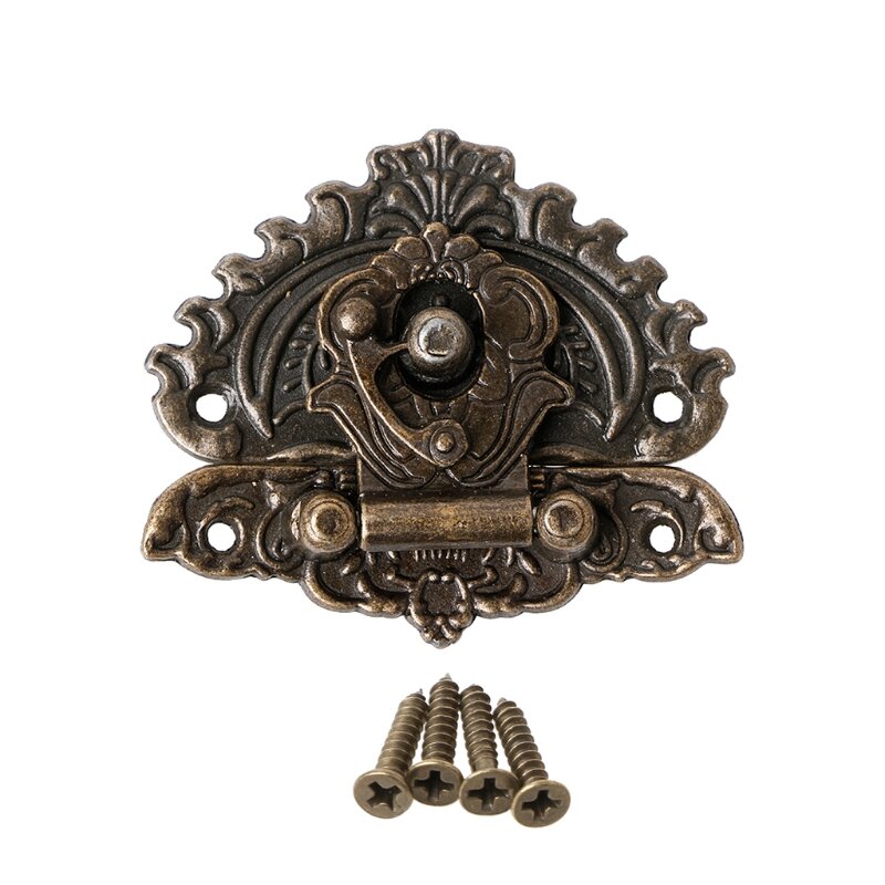 Винтажный Ретро Стиль Декоративный Засов-Тумблер Чемодан Коробка Замок Крюк для Защелки Бака