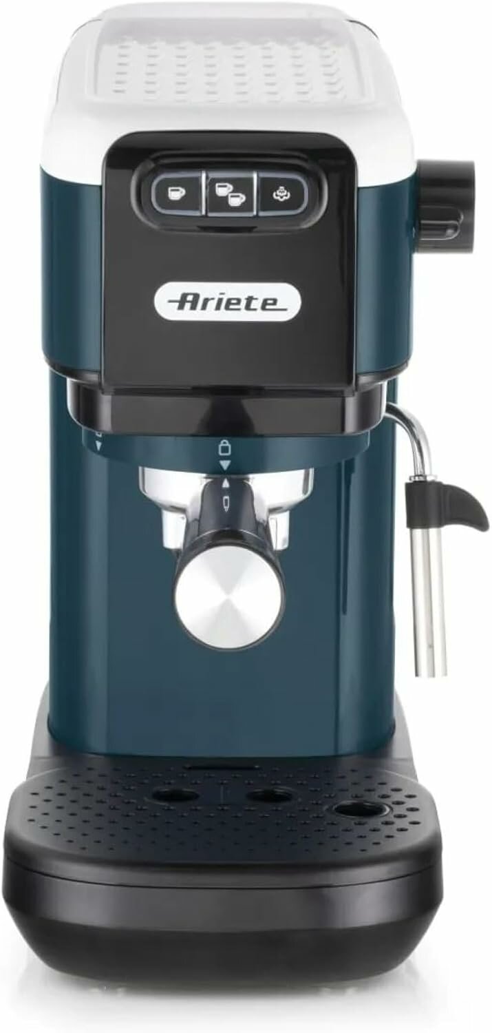 Кофемашина Ariete 1399/11 Smart Slim Espresso 1300 Вт, объём 1,1 л синяя
