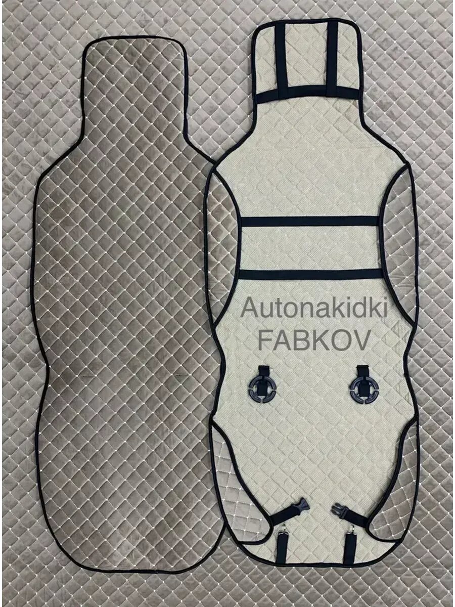 Накидки/Чехлы на Daewoo Novus для одинарных сидение 2штук
