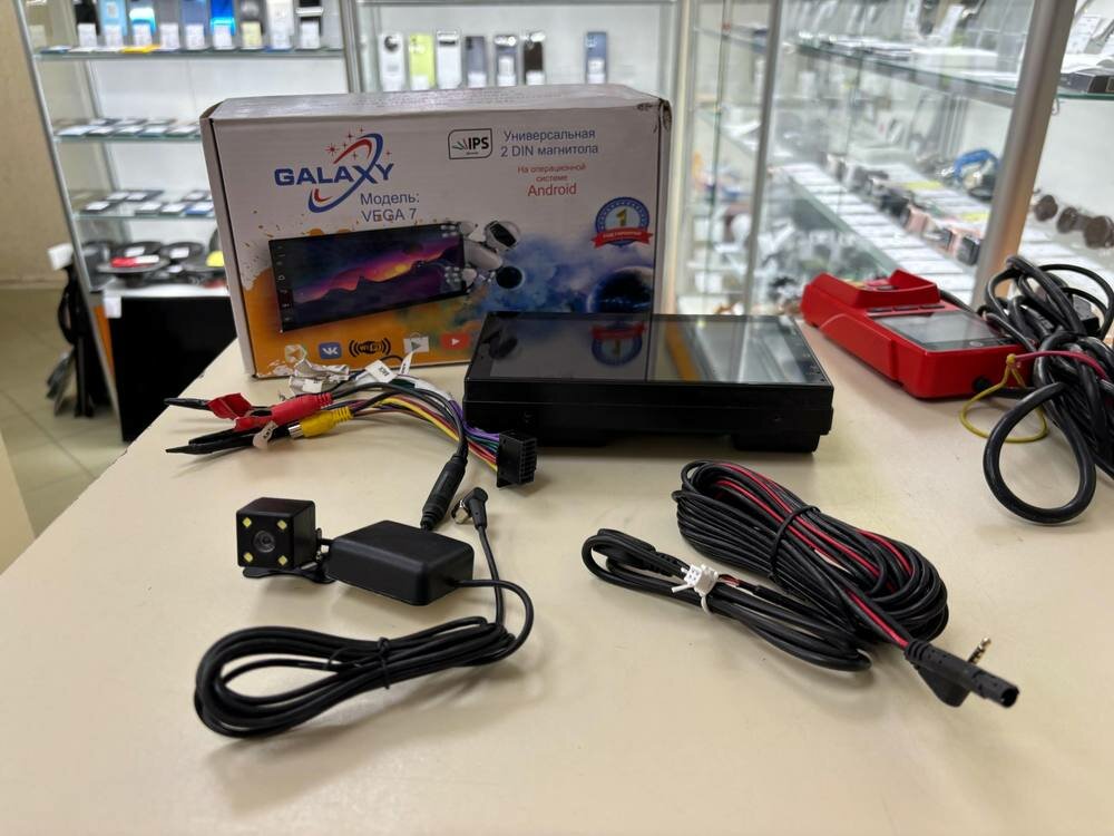 Автомагнитола Galaxy "VEGA", 2DIN, 7", сенсорная, с камерой заднего вида Б/У уценка