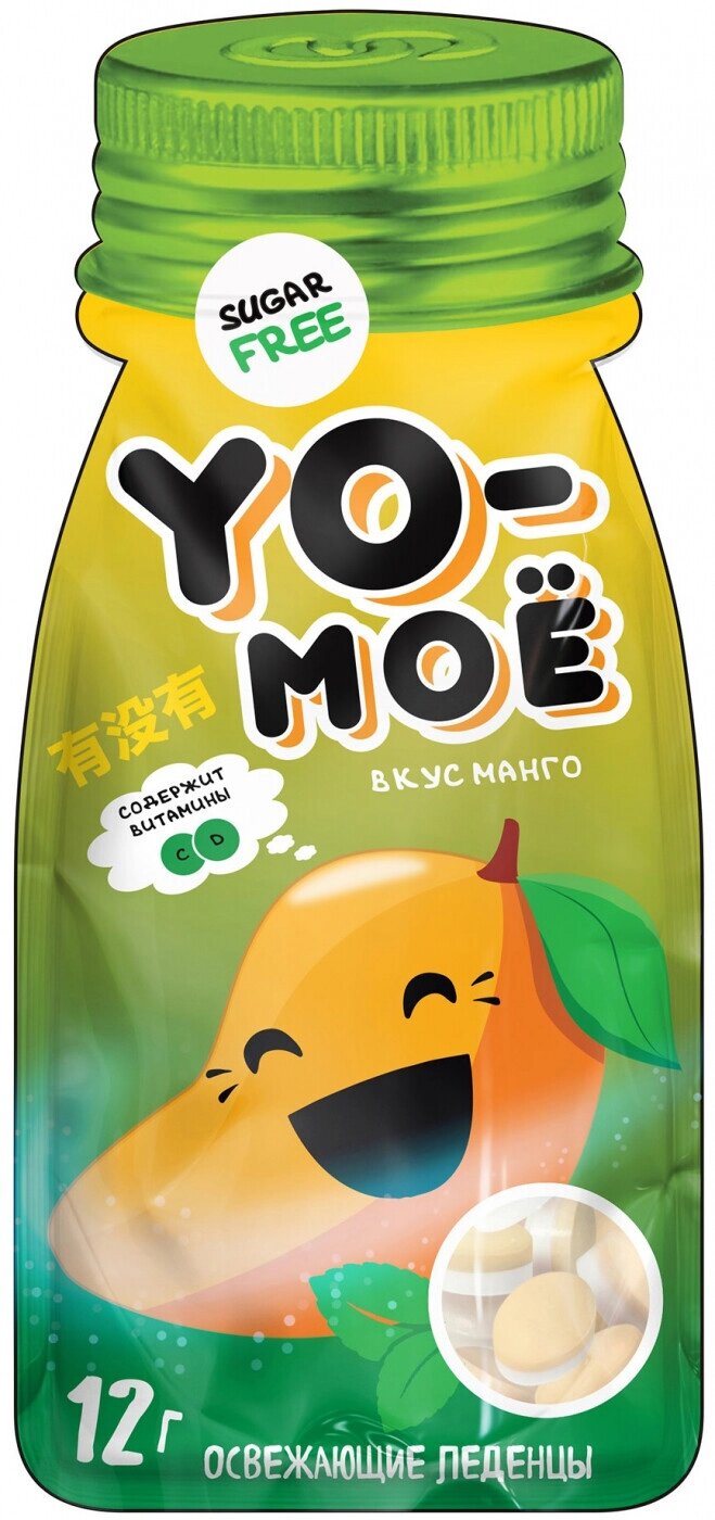 Шоколад "Yo-Moyo" Mango, 12 г