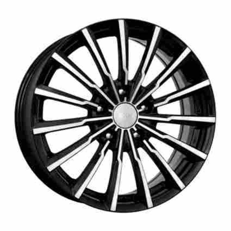 Диск колесный КиК Акцент 5,5x14 4x100 Dia67.1 ET39 цвет алмаз черный