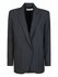 Пиджак IRO Wool single-breasted blazer, размер 34, синий