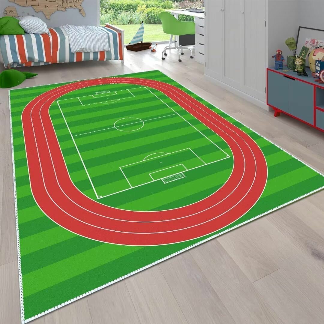 Kовер безворсовый 200*300, ковер на пол для комнаты 160*230, футбольные поля