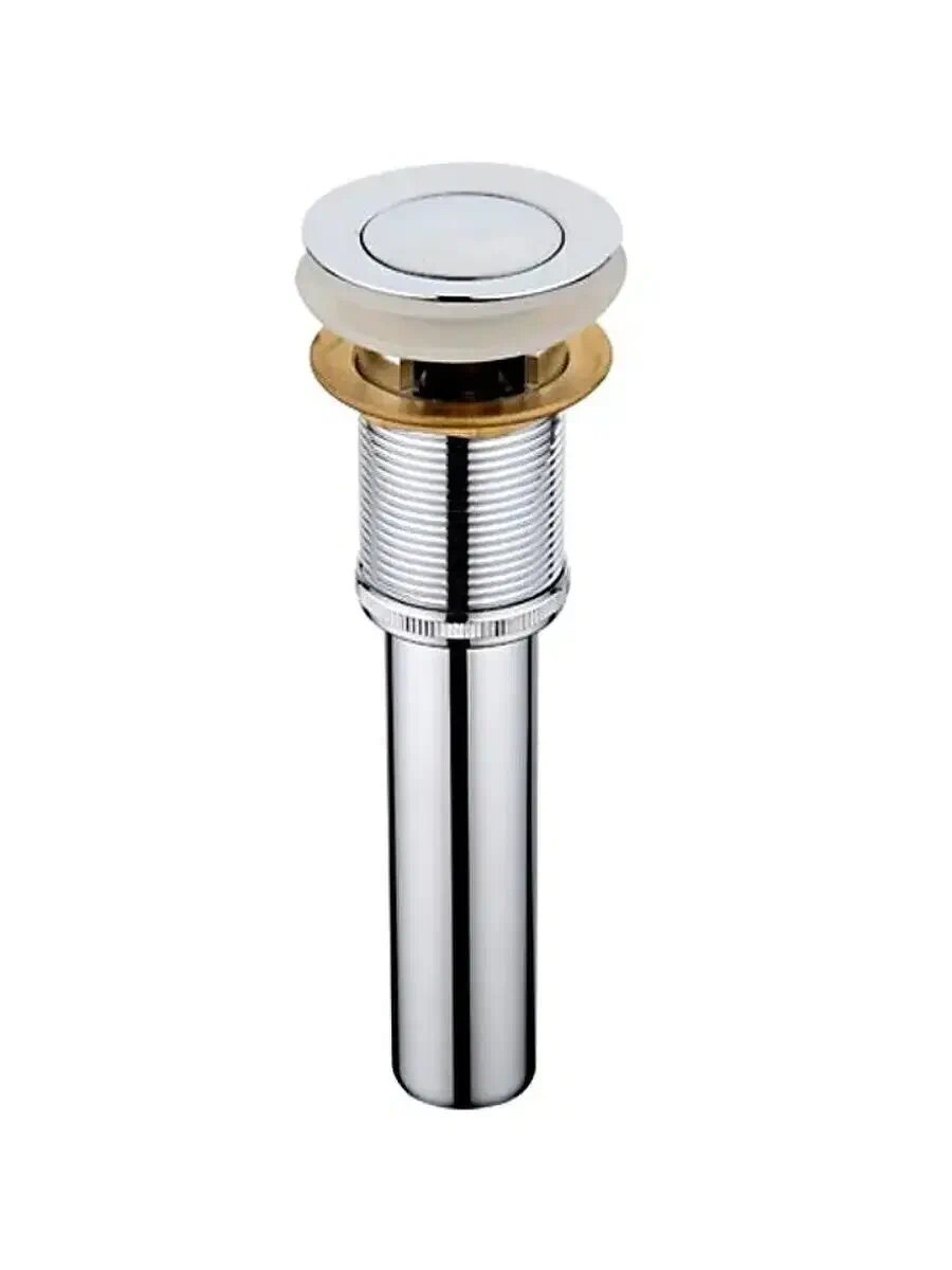 Донный клапан Frap F66-2, для раковины, металлический, хромированный