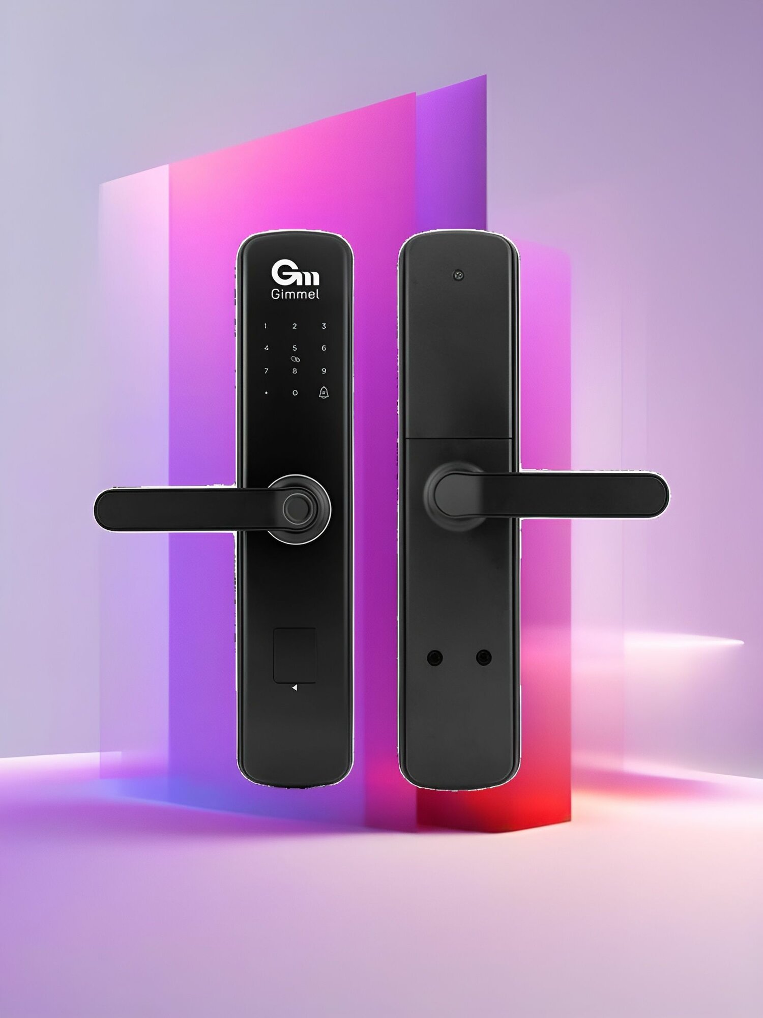 Умный замок Gimmel F21 TTLock с блоком WI-FI и быстрой установкой на врезную часть Kale