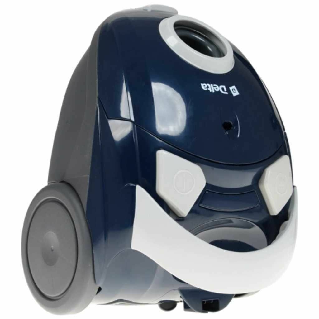 Пылесос Delta, DL-0835, 1600 Вт, с мешком, 2 л, сухой, синий