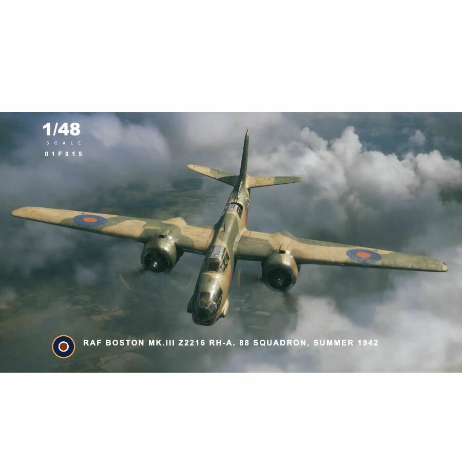 HK Model 01F015 1/48 DB-7B Boston III Тип А средний бомбардировщик самолет модель комплект