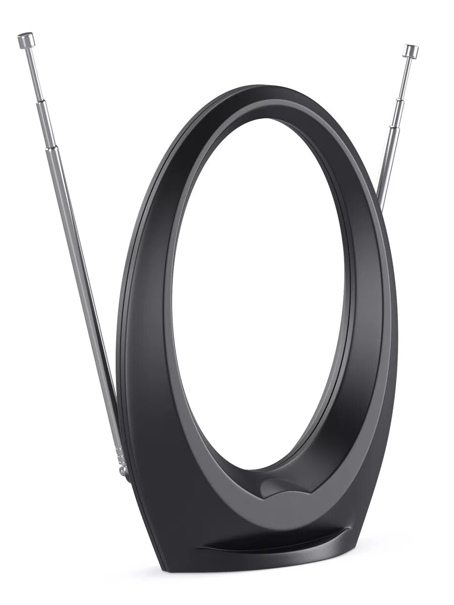 Комнатная антенна Cadena AV-6015 DVB-T, с усилителем, для цифрового ТВ, 30dB