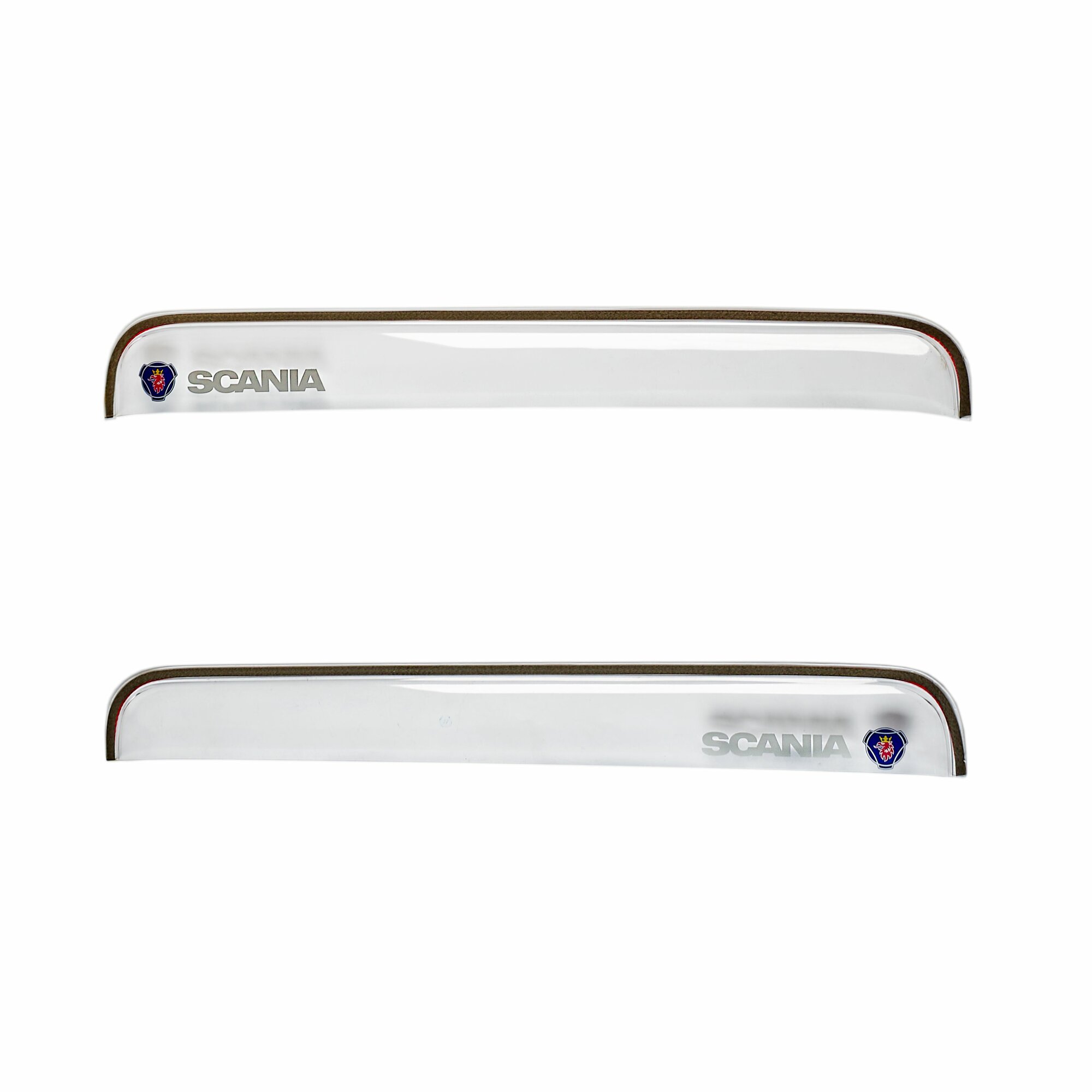 Дефлектор прямой SCANIA 4 серии (прозрачный)